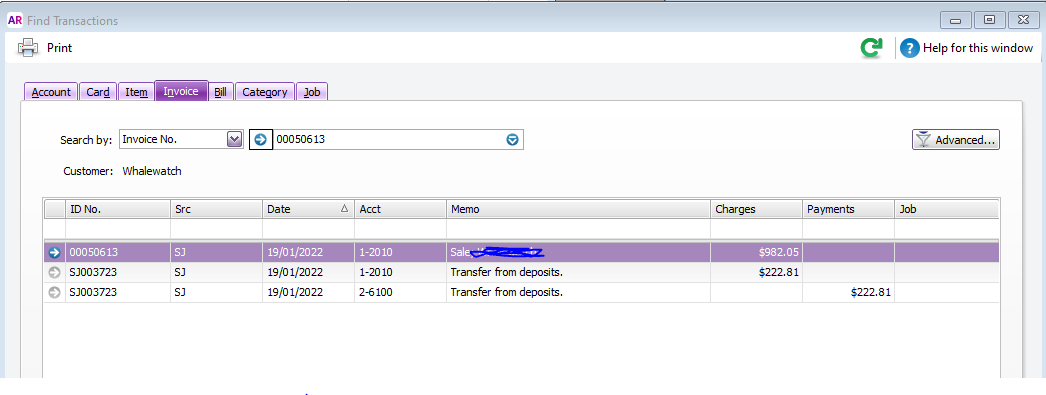 Weird transactions that I can't delete allocated to an invoice | MYOB ...