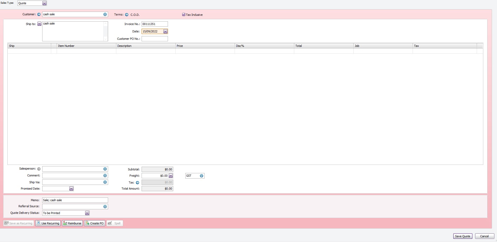 Trying to add expiry to quotes using software | MYOB Community