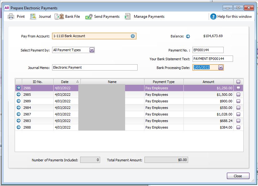 Reversal of Electronic Payment | MYOB Community