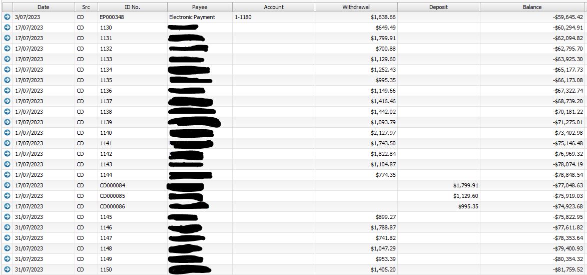 Payroll Clearing Account - How Do I clear this account? | MYOB Community