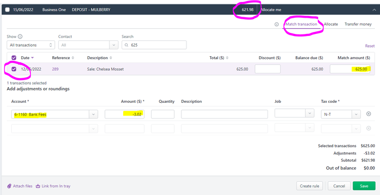 Best way to enter Afterpay/ZipPay merchant fees already taken from ...