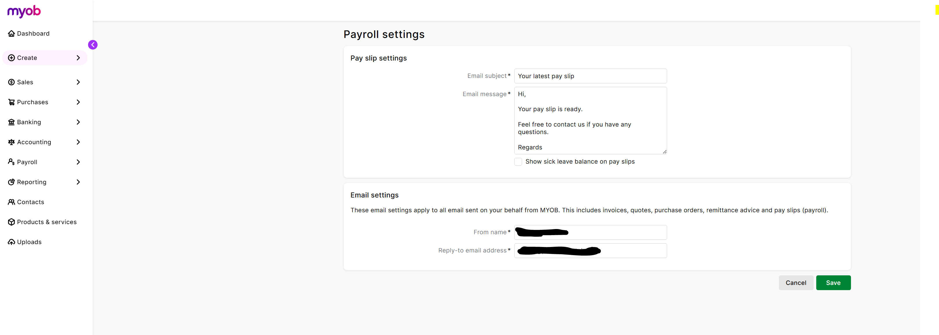 General payroll info | MYOB Community