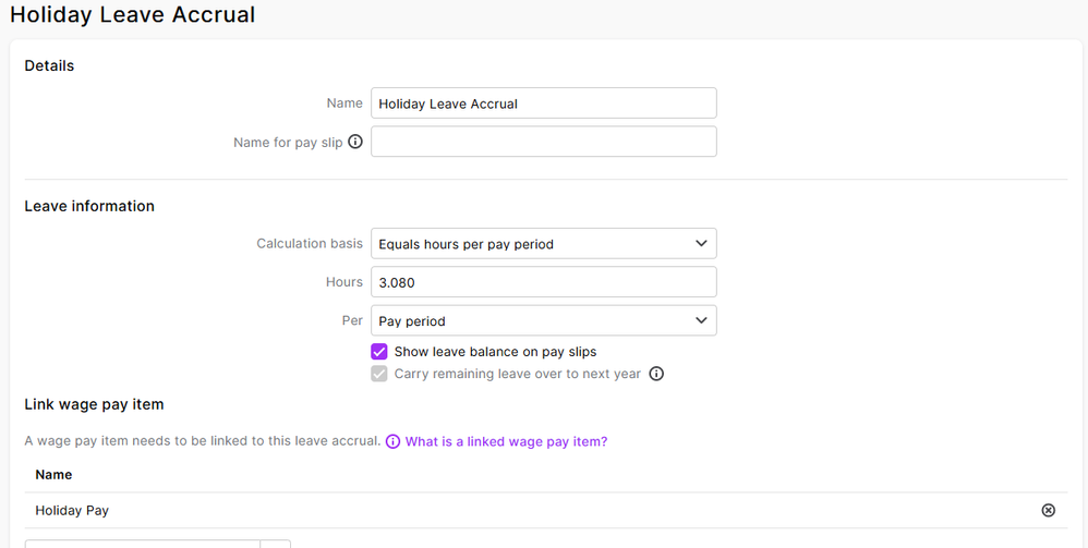 Leave not accruing | MYOB Community