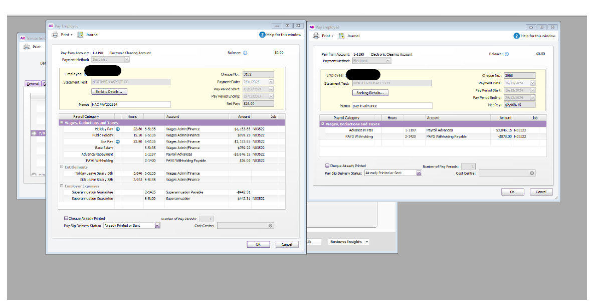 Payroll issue | MYOB Community