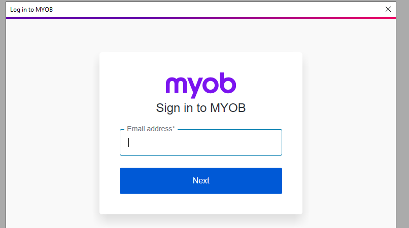 Can we have "autofill" for email address on login page? | MYOB Community